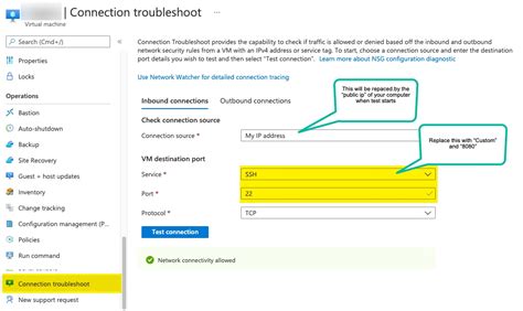 I Want To Access Custom Port Of My Vm On Azure Via Public Ip From My