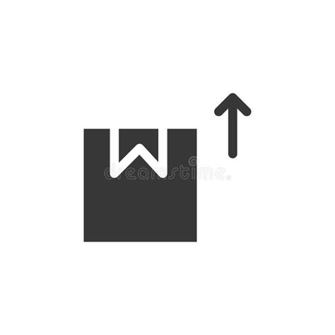 Box Out Arrow Icon Simple Vector Symbol Stock Vector Illustration Of