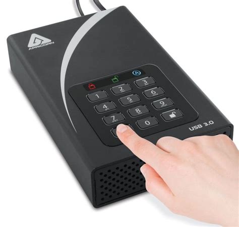 Apricorn Aegis 4tb 256 Bit Encryption Usb 3 Hard Drive