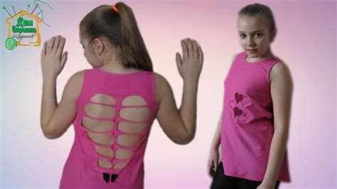 Как сшить майку футболку своими руками Шьём трикотаж Youtube