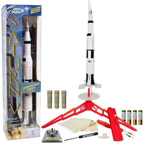 Estes Saturn V Model Rocket Starter Set Includes Assembled Rocket L Sciencepurchase