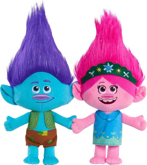 Trolls 13 Inch World Tour Poppy And Branch Friendship Plush 2