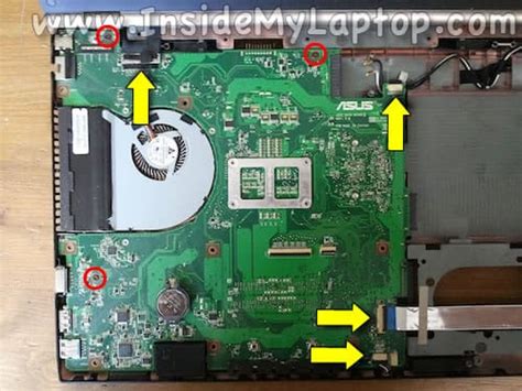 How To Disassemble Asus U E Inside My Laptop