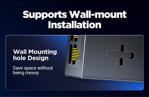 Ampcom Network Switch 5 8 Ports Switch Ethernet 1000mbps Gigabit High Performance Smart Switcher