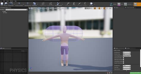 Weird Skeletal Mesh And Physics Asset Character Animation Epic