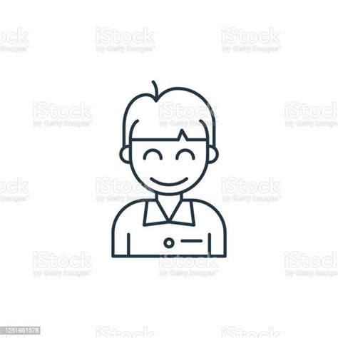 학생 벡터 아이콘입니다 학생 편집 가능한 스트로크 웹 및 모바일 앱 로고 인쇄 매체에 사용하기 위한 학생 선형 기호입니다 얇은 선 그림 벡터 격리 된 윤곽선 도면입니다 교사