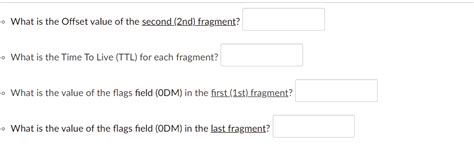 Solved Question 5 16 Pts Fragmentation The IP Packet Chegg Com