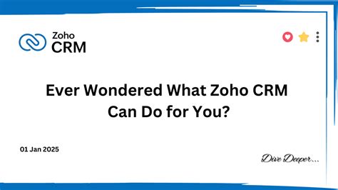 Zoho Crm Elevate Your Customer Relationship🚀