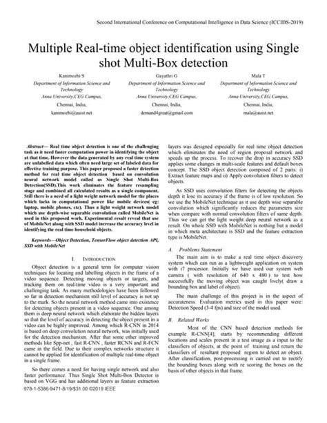 Object Detection Pptx Artificial Intelligence Technology And Computing
