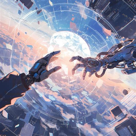 Premium Photo Robotic Connection A Fusion Of Technology And Humanity