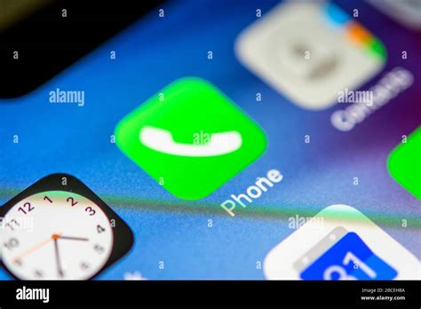 Apple Phone App Icon Logo Display Screen Iphone App Mobile Phone Smartphone Ios Detail