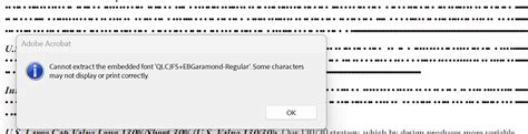 Unusual Embedded Font Error Adobe Community 14394712