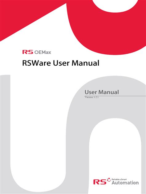 Rsware User Manual Pdf Window Computing Menu Computing