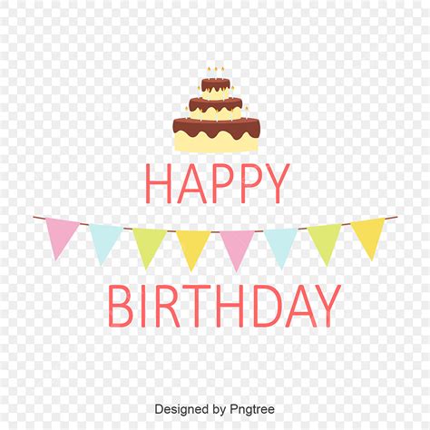 생일 축하 케이크 라벨 생일 축하 생일 탭 케이크 Png 일러스트 및 벡터 에 대한 무료 다운로드 Pngtree