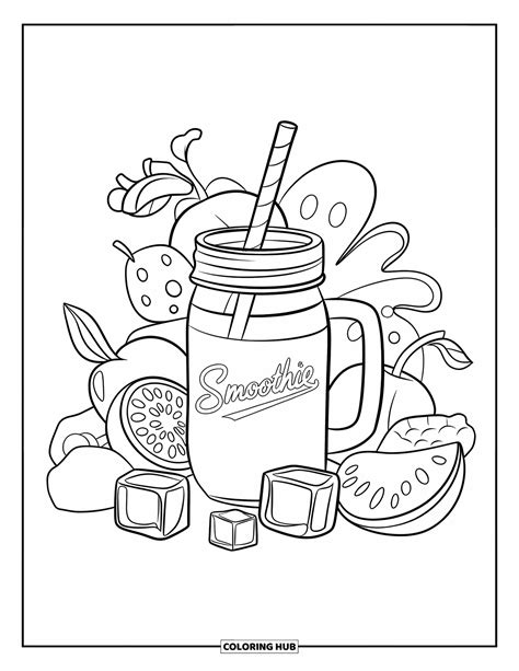 90 Dibujos De Bebidas Para Colorear Para Niños Y Adultos Gratis