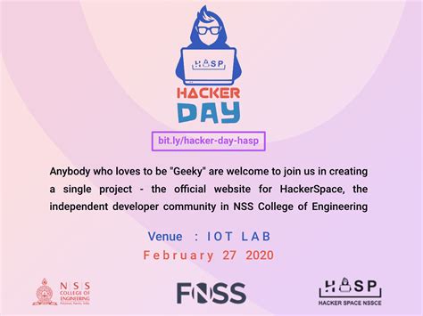 Events • Fossnss • Free And Open Source Software Cell Foss Cell Of Nssce