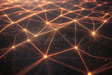 Exploring Network Connections A Visual Journey Into Data Interconnectivity Stock Illustration