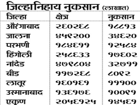 1500 Crore Loss Of Crops On 20 Lakh Hectares In Marathwada Due To
