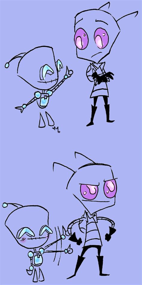 Remember Zim Stay DETERMINED Invader Zim Gir Gir From Invader Zim Nickelodeon Invader Zim