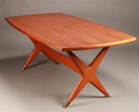 Lot 034 Mid Century Teak Captain” Dining Table Designed By Fredrik