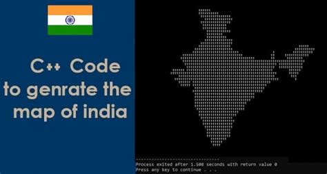 C Code To Generate The Map Of India