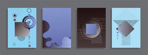 브로셔 커버 디자인을 위한 추상적인 기하학적 패턴 배경 파란색 노란색 빨간색 주황색 분홍색 및 녹색 벡터 배너 템플릿 0명에 대한 스톡 벡터 아트 및 기타 이미지 Istock