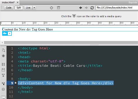 How To Make A Website In Dreamweaver Part 2 Add Html Content
