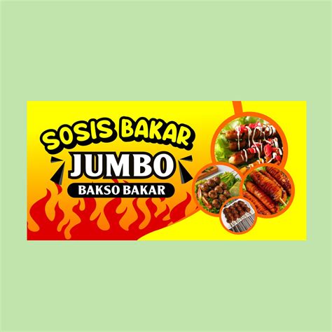 Kumpulan Contoh Desain Banner Sosis Bakar Yang Keren Dan Model Terbaru