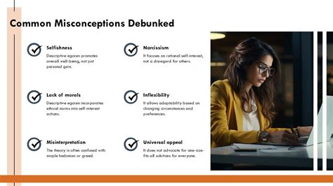 Common Misconceptions Debunked Descriptive Egoism Ppt Example Acp Ppt Slide