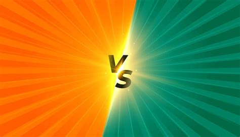 만화 스타일 대 광선 줄무늬가 있는 배너 무료 벡터