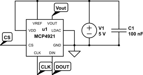 Microcontroller Could Not Generate Linear Output Analog Voltage Using Mcp4921 Electrical