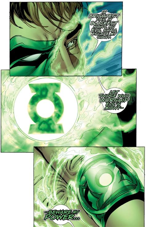 Hal Jordan Crafts His Own Green Lantern Ring Comicnewbies