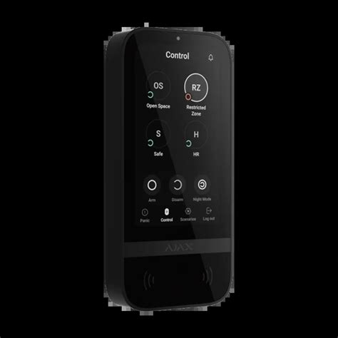 Ajax Keypad Touch Screen Black Bittel