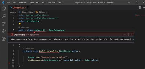 Objecthit Script Suddenly Has Two Errors After Unity Update Ask