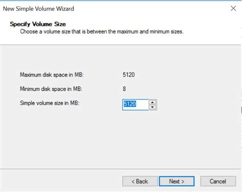 how to create a partition of 5 gb with ntfs formatting in windows
