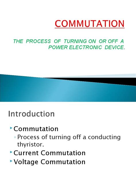 Commutation Techniques 1 Pdf Force Electronics