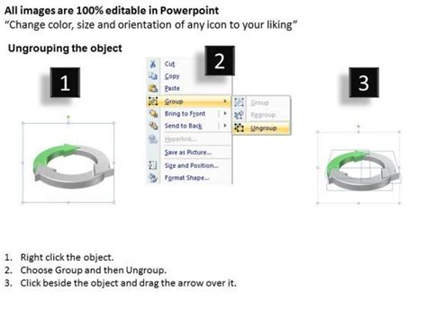 Ppt Go Green PowerPoint Presentation Arrow Pointing Inwards Circle Templates