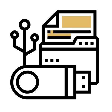 Usb Flash Drive Icon Illustration 50585743 Vector Art At Vecteezy