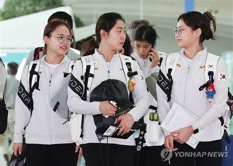 여자 기계체조 선수단 파리올림픽 출전권을 위해 연합뉴스