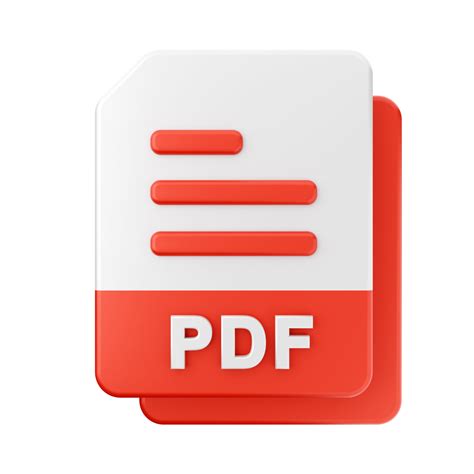 3d archivo pdf icono ilustración 22597324 png