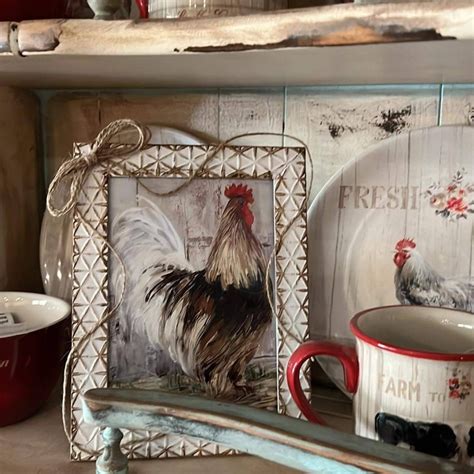 Rooster Kitchen Decor Etsy