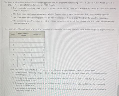 Solved A Construct A Time Series Plot What Type Of