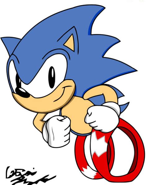 Sonic The Hedgehog Old Design By Azulzinho35 On Deviantart