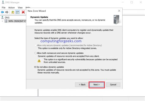 How To Add DNS Forward Lookup Zone In Windows Server ComputingForGeeks