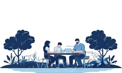 Premium Vector Group Illustration