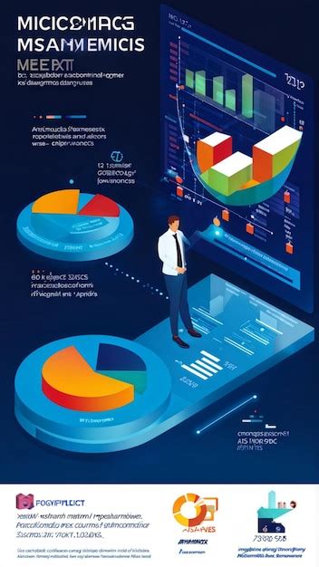 Futuristic Data Analysis With Ai And Complex Visualizations Premium Ai Generated Image