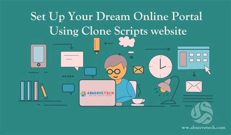 clone scripts software website templates abservetech website