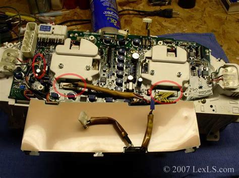 Lexus Ls400 How To Disassemble The Instrument Cluster