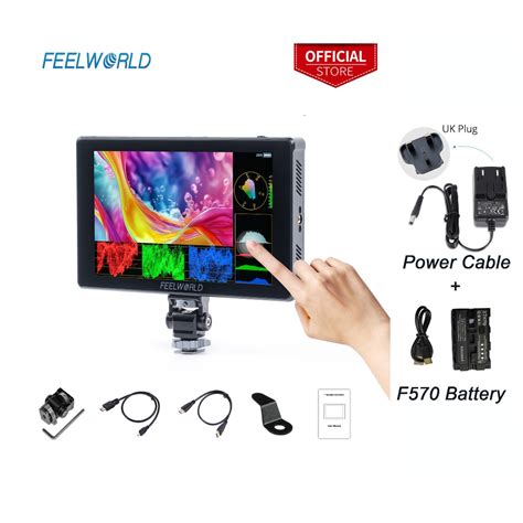 Feelworld F7 Plus 7 Inch 1200nit Dslr Camera Field Monitor High Brightness Touch Screen 3d Lut