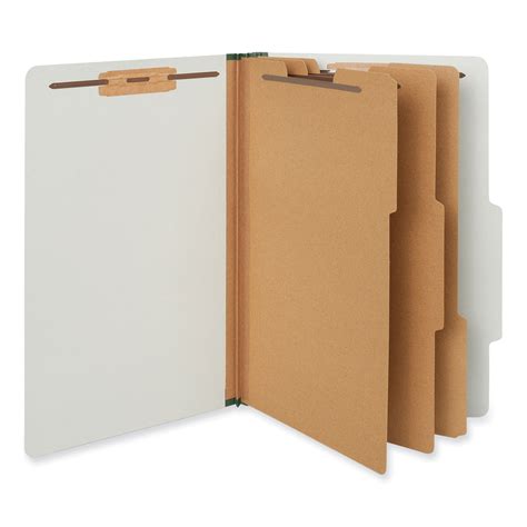 Universal Eight Section Pressboard Classification Folders 3 Expansion